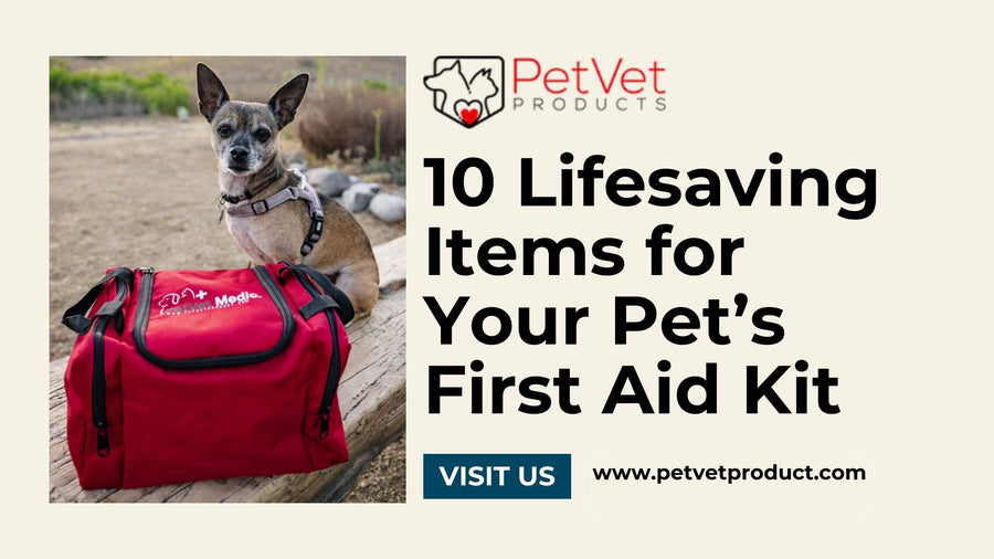 10 Lifesaving Items for Your Pet’s First Aid Kit – Pet Vet Products